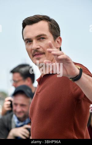 Actor Rupert Friend during a photo call for "The Phoenician Scheme" at ...