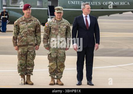 Secretary of the Army Daniel Driscoll, from left, Army Chief of Staff ...