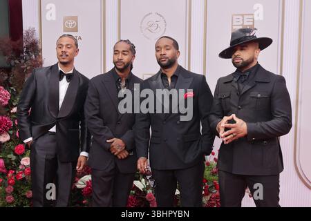 B2K attend the 2025 BET Awards at Peacock Theater. (Photo by Image ...