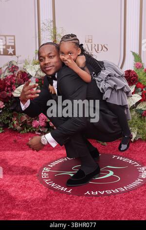 Tylil attends the 2025 BET Awards at Peacock Theater Stock Photo - Alamy