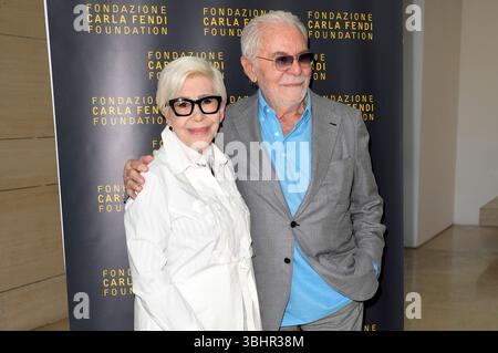 Anna Fendi und Dino Trappetti ei der Veranstaltung 'La Scienza e il ...