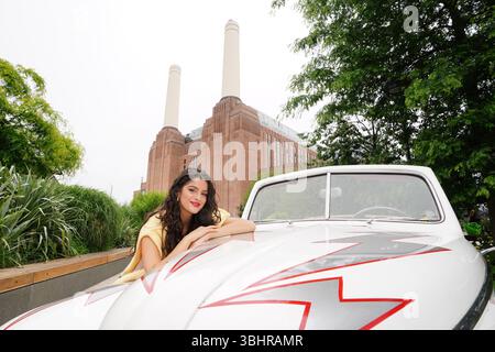 Stephanie Costi, who plays Sandy, during a photocall for a new production of Grease, at ...