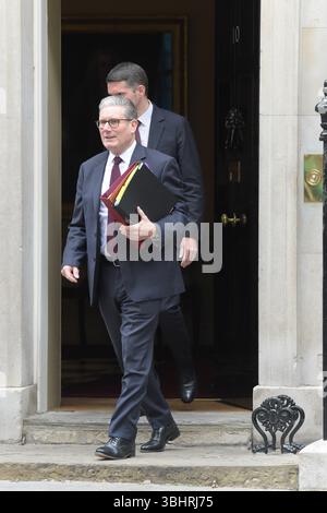 British Prime Minister Sir Keir Starmer and Lady Victoria Starmer ...