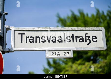 Transvaalstraße, Straßenschild, Afrikanisches Viertel, Wedding, Bezirk ...
