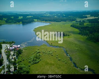 Lake ELBSEE, a destination for hiking, swimming and mountain biker on ...