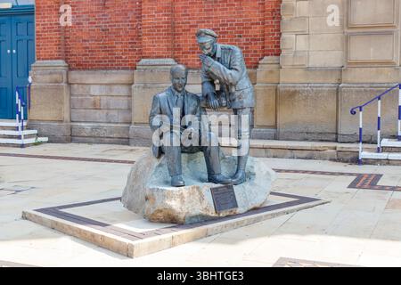 The Jack Judge statue in Stalybridge Stock Photo - Alamy