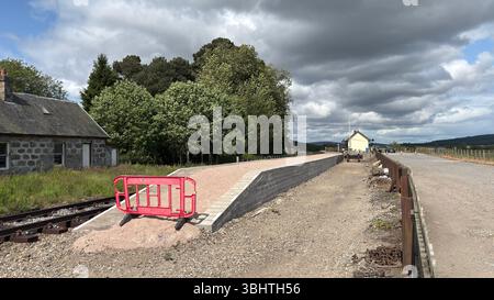 Broomhill Station on the Strathspey Railway showcases charming vintage ...