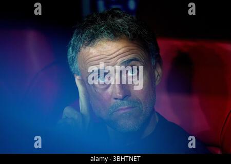 PSG's head coach Luis Enrique gives a press conference ahead of the ...