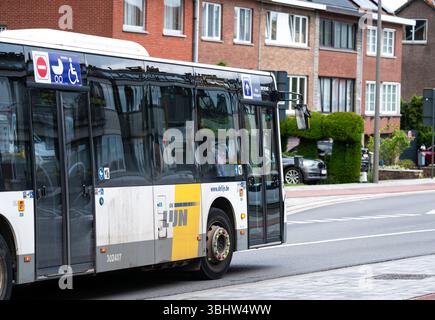 De Lijn Flemish Region bus in Strombeek Bever, Flanders, Belgium 8 June ...