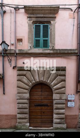The historic Jewish ghetto in the characterful medieval town of Sorano ...
