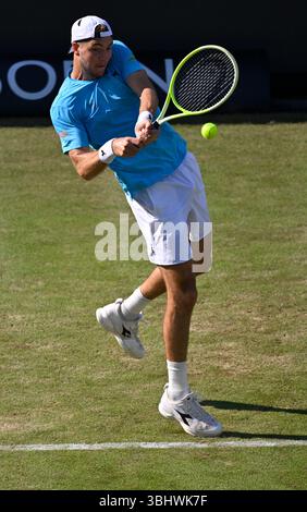 Jan-Lennard Struff (GER) Aktion Tennis Herren BOSS Open ATP 250 ...