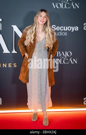 Rebeca Ruiz attends to 'Bajo un volcan' premiere at Callao Cinema on ...
