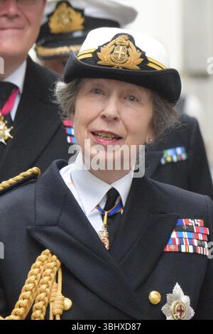 HRH The Princess Royal, Master, Trinity House, attends the Trinitytide ...