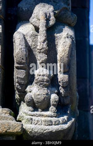 The relief on Arjuna Temple complex in Dieng. (In this complex there ...