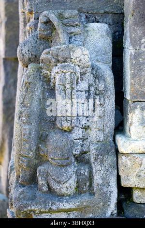 The relief on Arjuna Temple complex in Dieng. (In this complex there ...
