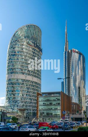 View of Unipol Group Headquarters, Unipol tower, new skyscraper in ...