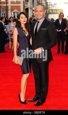 Candice Neil and Billy Zane at the premiere of "Titanic 3D" at the ...