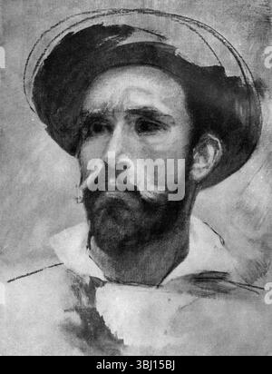 Self-Portrait, Francesco Paolo Michetti (Italian, 1851 - 1929), 1877 ...