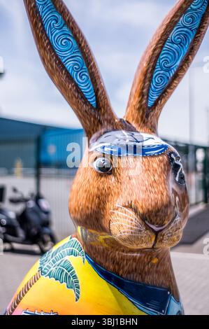 Hares of Hampshire Art trail Southampton England 2022, the Murray ...