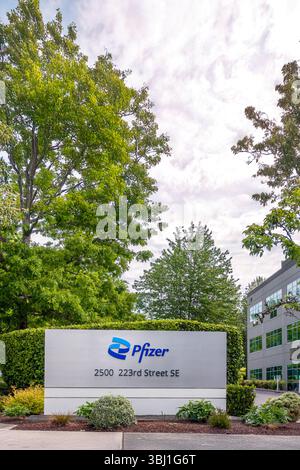 BOTHELL, WA, USA, MAY 25, 2025:Autel Robotics regional offices exterior ...