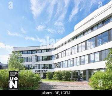 Creative hub building at the University of Northampton (UON), England ...