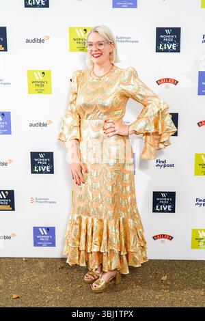 EDITORIAL USE ONLY Emma Gannon attends the 2025 Women's Prize Winner's ...