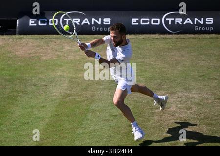 Corentin Moutet (FRA) Aktion Tennis Herren BOSS Open ATP 250 Stuttgart ...