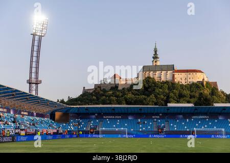 Stadionimpressionen bei der UEFA U21-Europameisterschaft vor dem Spiel ...