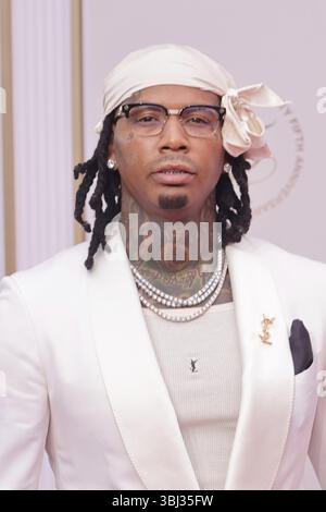 Money Bagg Yo attends the 2025 BET Awards at Peacock Theater. (Photo by ...