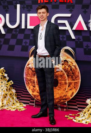 Henry Calvert attends the UK Premiere of "Strange World" at Cineworld ...