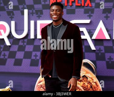 Jesse Chuku attends the UK Premiere of "King Richard" during the 65th ...