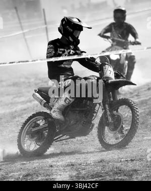 bike stunt in a desert Stock Photo - Alamy