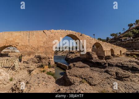 Ancient Delal (Dalal) bridge in Zakho, Kurdistan Region of Iraq Stock ...