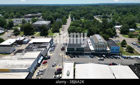Ellisville Mississippi USA June 14 2024 historical small southern town ...