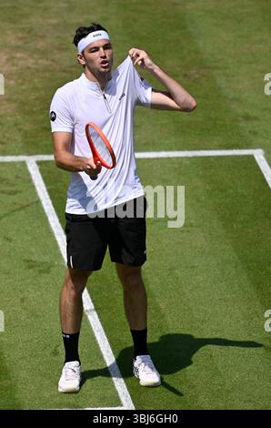 Taylor Fritz (USA) Enttaeuschung enttaeuscht nach vergebener Chance ...