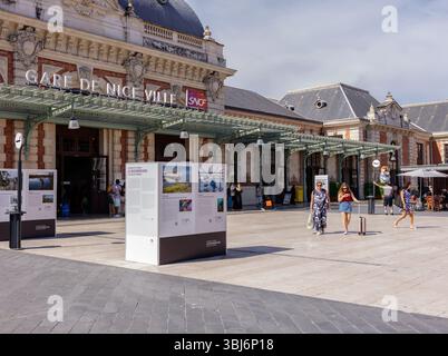 Nice, France - May 31, 2025: The famous Negresco Hotel (1913). Nice is ...