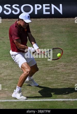 Brandon Nakashima (USA) Aktion Tennis Herren BOSS Open ATP 250 ...