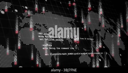 A 3d floating binary code over a hand - a concept of cybersecurity ...