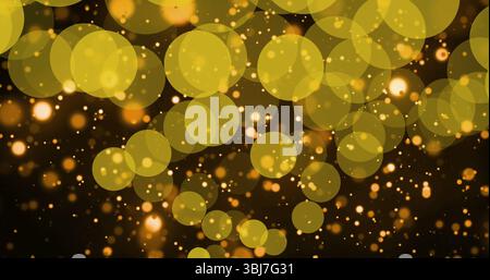 bokeh light circles particles background sparkles Stock Photo - Alamy