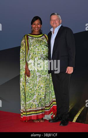 Nicole Avant, Ted Sarandos 71st Taormina Film Festival Red Carpet 13th ...