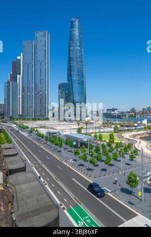 The new harbourside suburb of Barangaroo in Sydney, Australia, seen ...