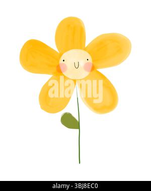 cute drawing flower Stock Vector Image & Art - Alamy