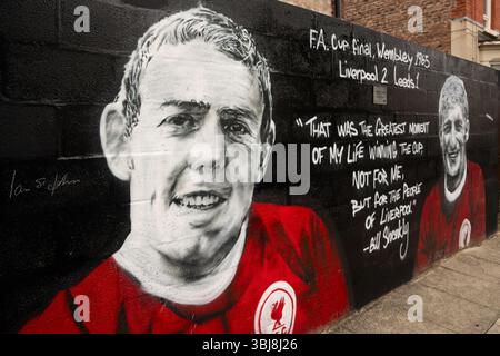 Mural of Ian St John and Roger Hunt, Liverpool FC street art, Sybil ...