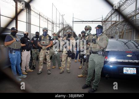 Newark, New Jersey. June 13th, 2025. Protestors face off with ICE and ...