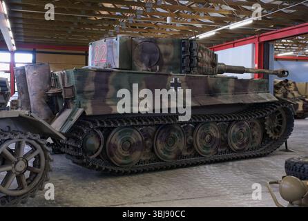 Munster, Germany - May 23, 2025: 88mm Flak gun. German Tank Museum in ...