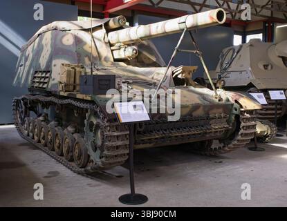 Munster, Germany - May 23, 2025: 88mm Flak gun. German Tank Museum in ...