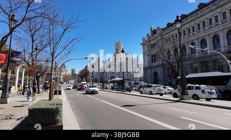 Madrid Skyline in Spain. Beautiful Landscape. Tourism landmark. Madrid ...