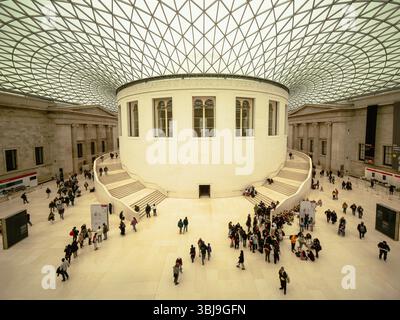 Courtyard of the British Museum by Sir Norman Foster in London, UK ...