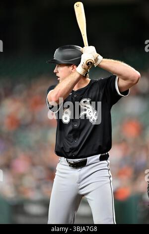 Chicago White Sox catcher Kyle Teel, left, celebrates with relief ...