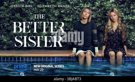 The Better Sister poster Elizabeth Banks & Jessica Biel Stock Photo - Alamy